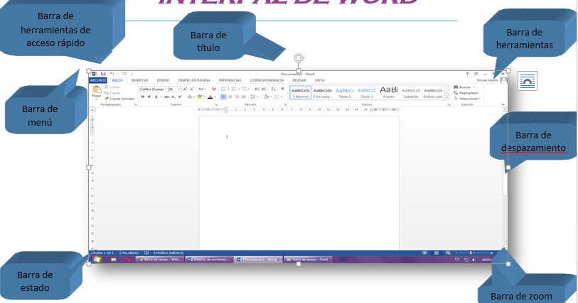SekunFull 👨‍💻: Interfaz De Word Con Imagenes.