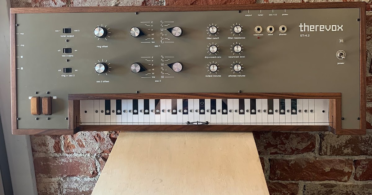 MATRIXSYNTH: Therevox ET-4.2 Analog Synth w/ Ribbon Controller