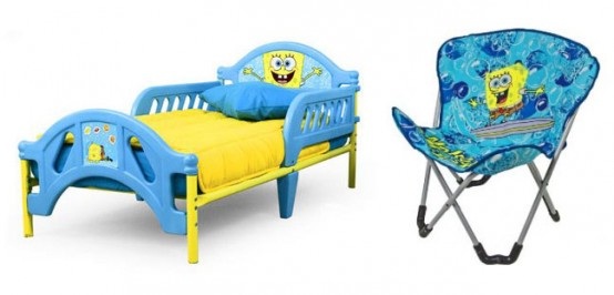 decora y disena: Recámaras Bob Esponja: Ideas de Decoración para Chicos