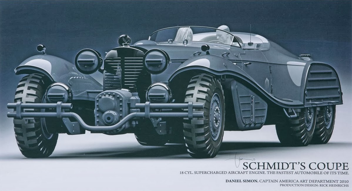 Captain America Hydra Car