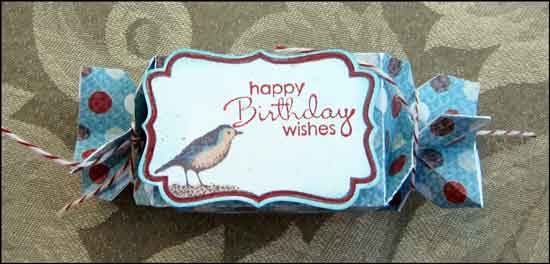 Altered Scrapbooking: Candy Wrapper Die - First Ones