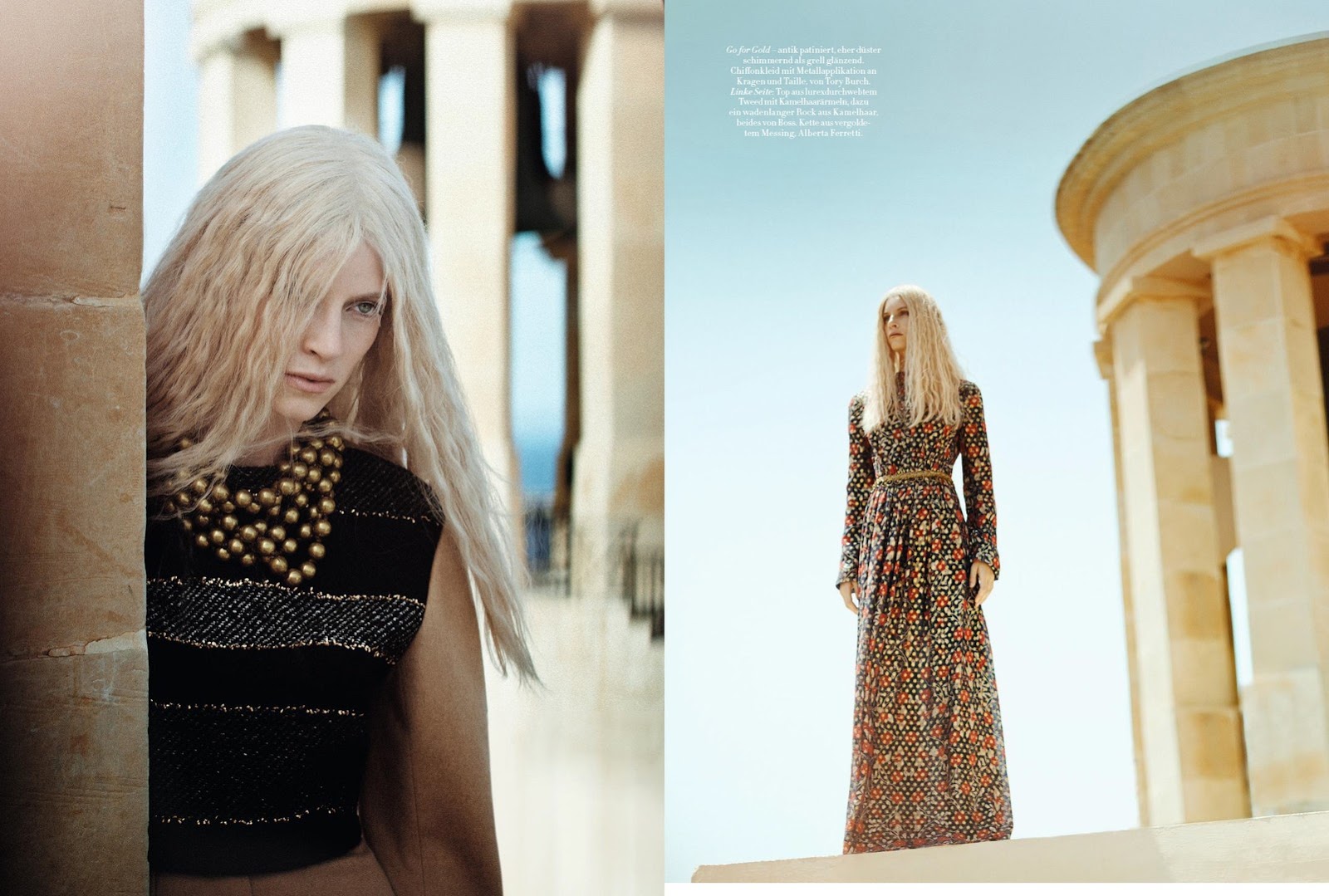 rich rebel: luca gadjus by serge leblon for harper's bazaar germany ...