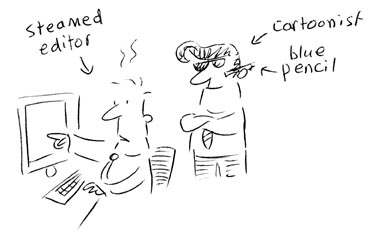 Radio Cartoonist: How newspaper cartoons are produced