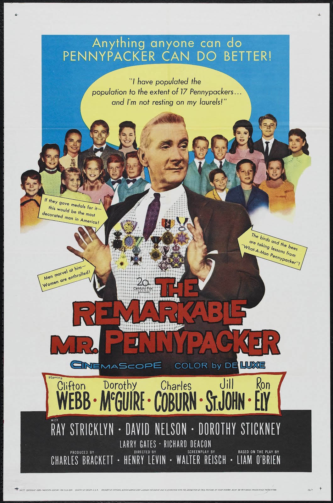 Happyotter: THE REMARKABLE MR. PENNYPACKER (1959)