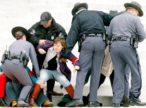 Tennessee Guerilla Women: Who's Afraid of Women's Rights? Riot Police ...