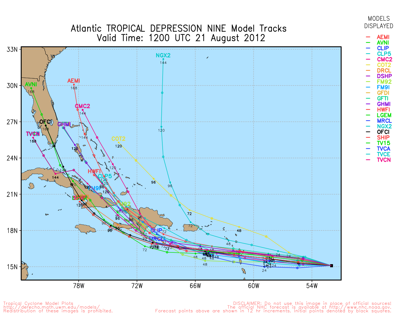 The Weather Centre: Tropical Depression NINE Forms in Atlantic