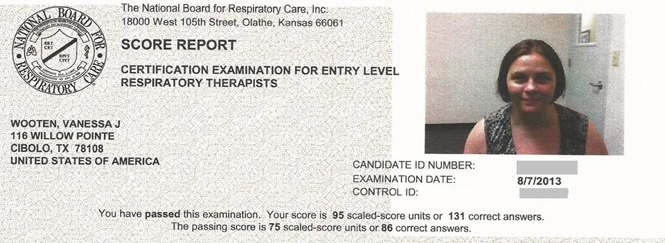 V Wooten World: I'm Certified!