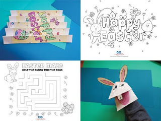 Easter Bunny Agamograph Art for Kids - The Joy of Sharing