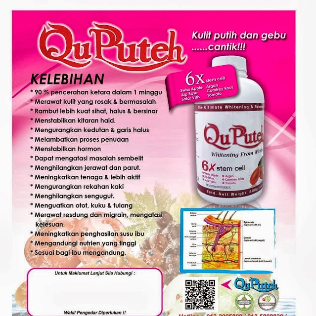 QU PUTEH - 6VIDA BEAUTY - ELIZA TRADING