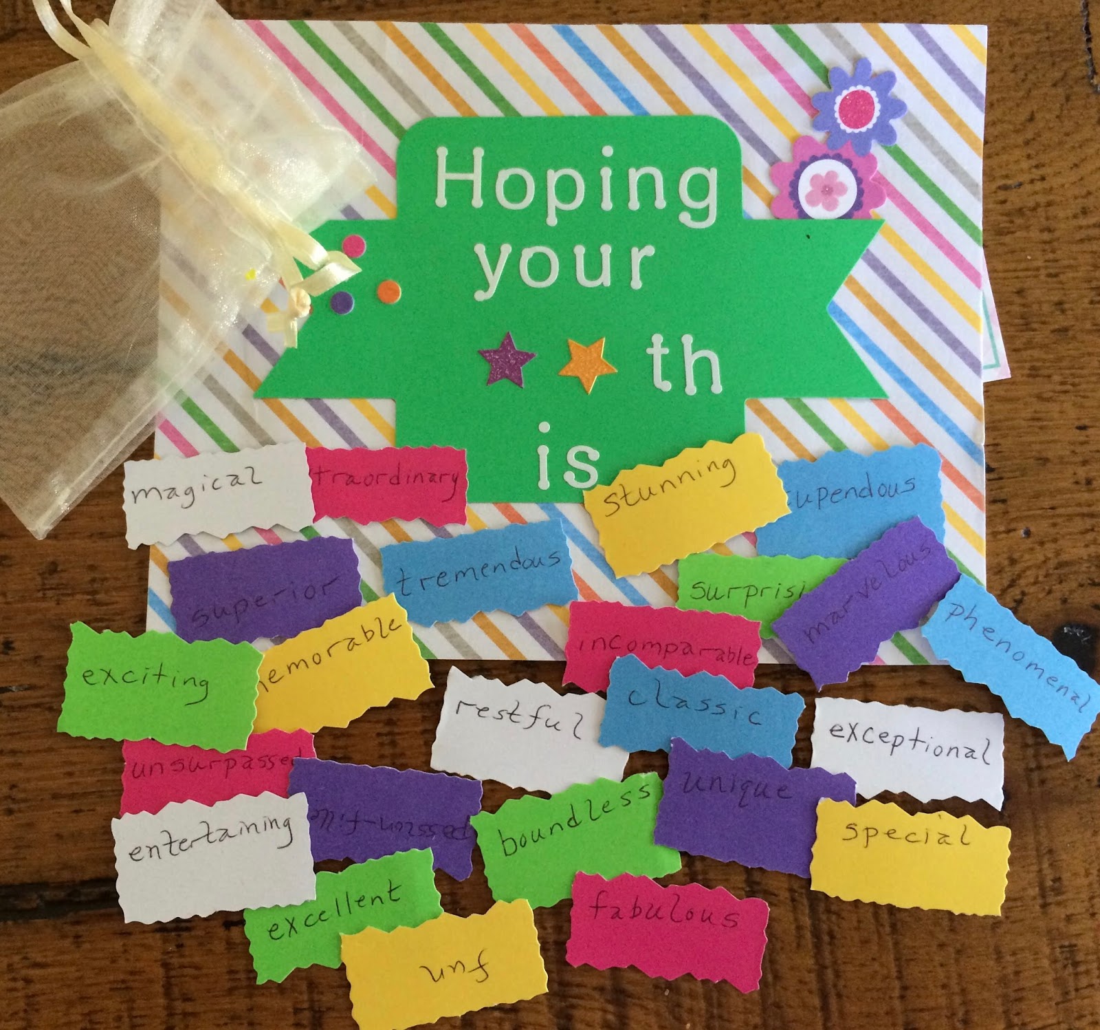 Joyful Puttering: Collecting Creating Connecting: Word Wishes