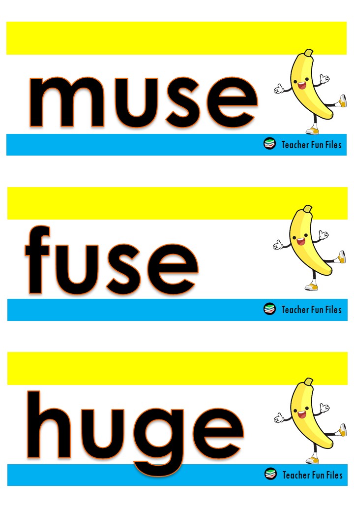 Teacher Fun Files: The Long /u/ Sound Flashcards