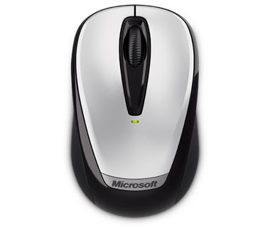 Badabings: New Microsoft Wireless Mobile Mouse 3000 v2 Light Gray model