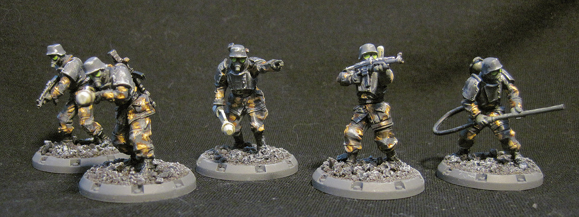 invivos: Dust Tactics: My painted Axis Platoon