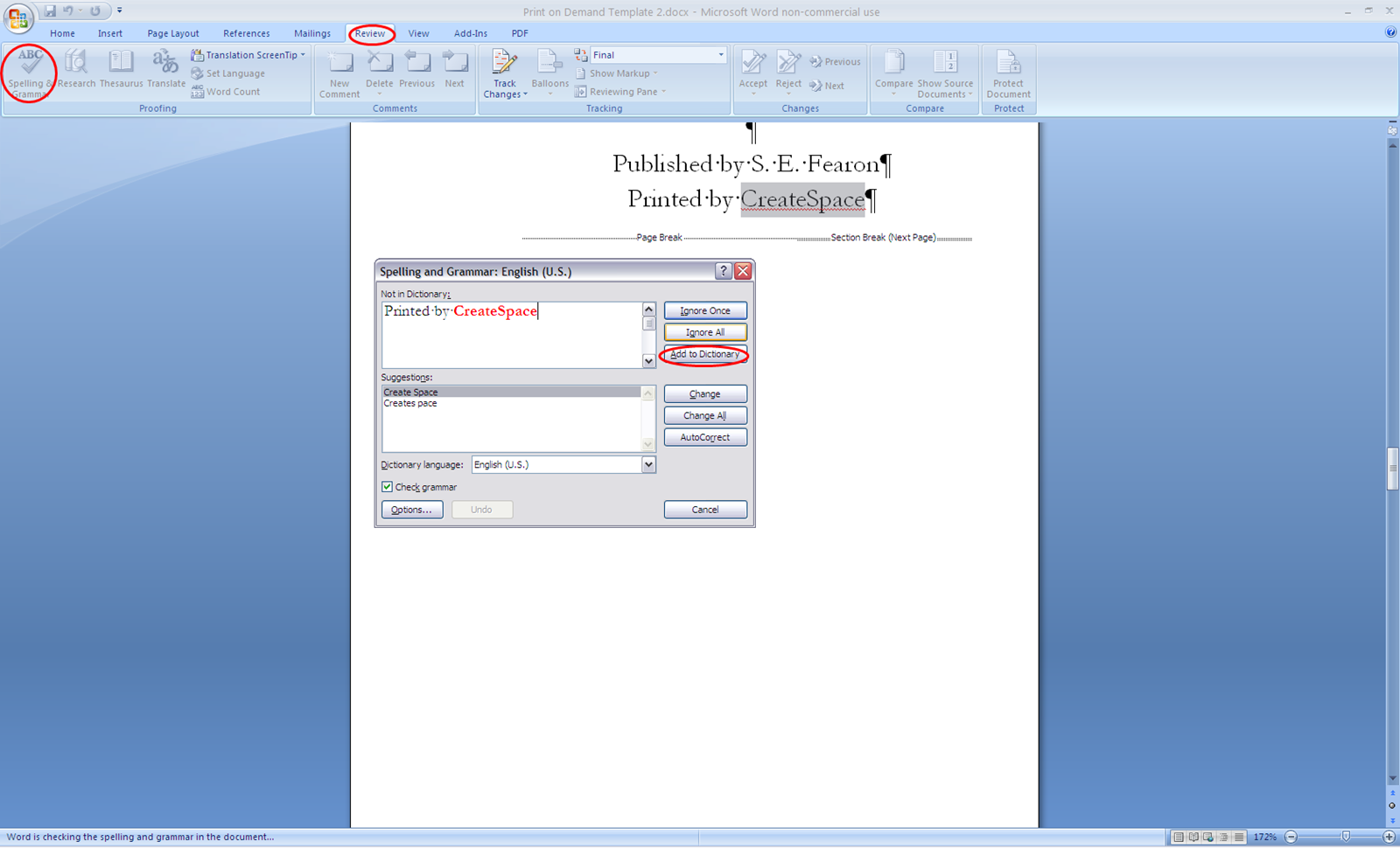 How to create a paperback book using Microsoft Word | S. E. Fearon