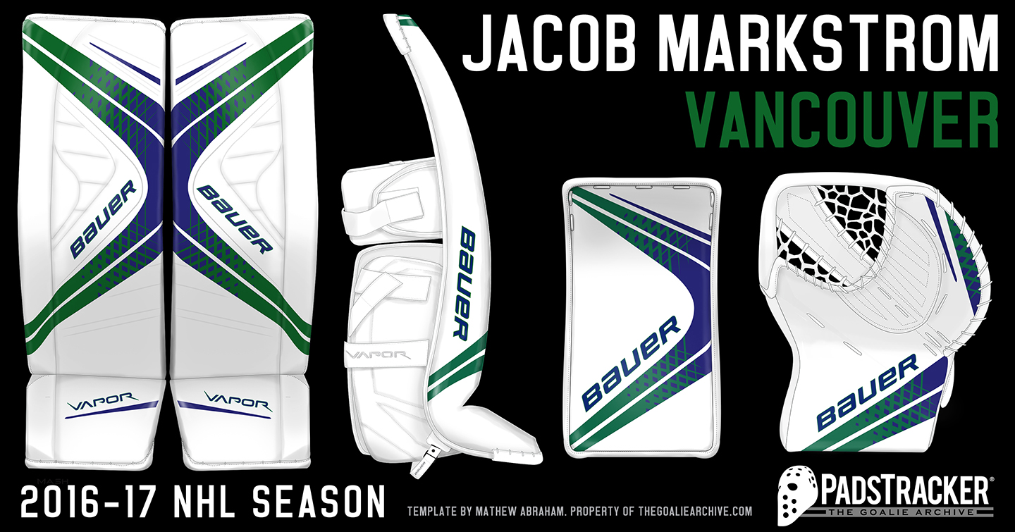 I Love Goalies!: Jacob Markstrom 2016-17 Mask