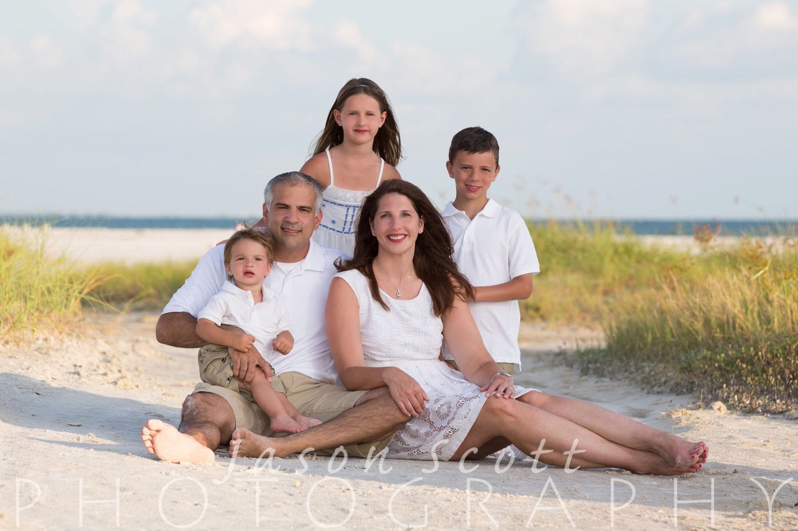 Siesta Key Beach Portraits - Conti Family | Jason Scott Photography