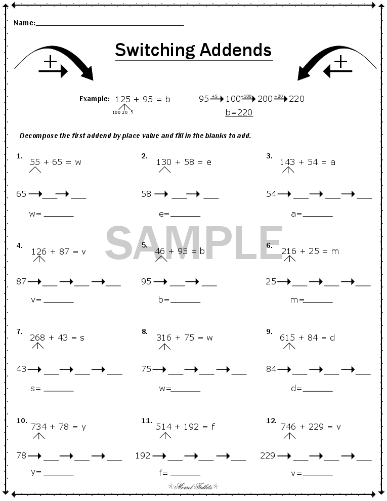 Morsel Tidbits: Addition Notations: Arrow Language