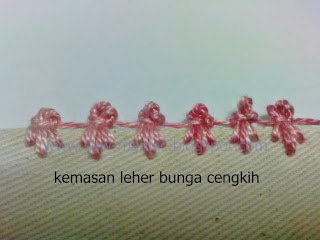 Sew Maniac: Tutorial kemasan leher bunga cengkih