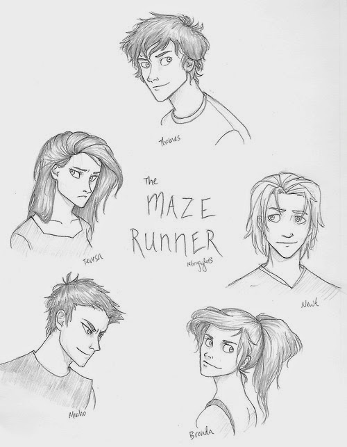 Stacked Books.: Fan Art #2 The maze runner