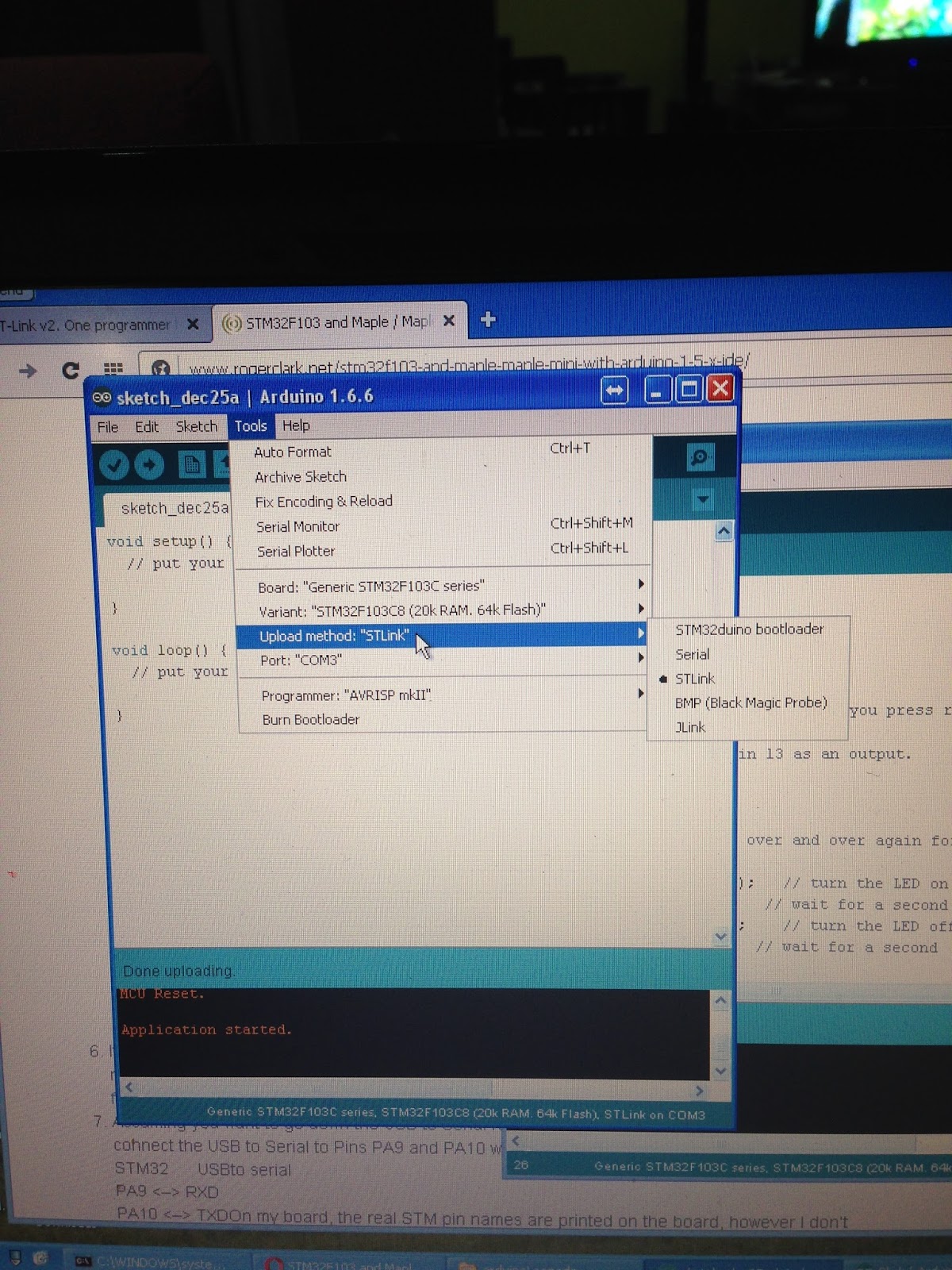 Zero For Robot: STM32F103C เป็น Arm แต่โปรแกรมด้วย Arduino
