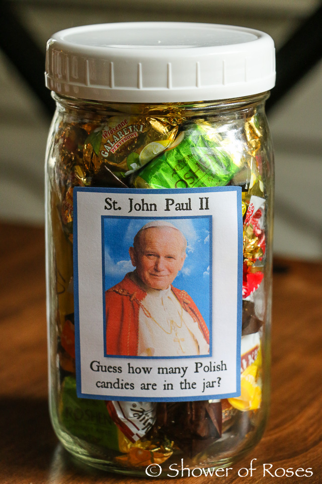 Catholic Cuisine: 12 More Saint Themed Guessing Jars