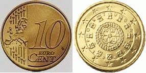 Epaminonda's Blog.....: MONEDELE EURO - PORTUGALIA