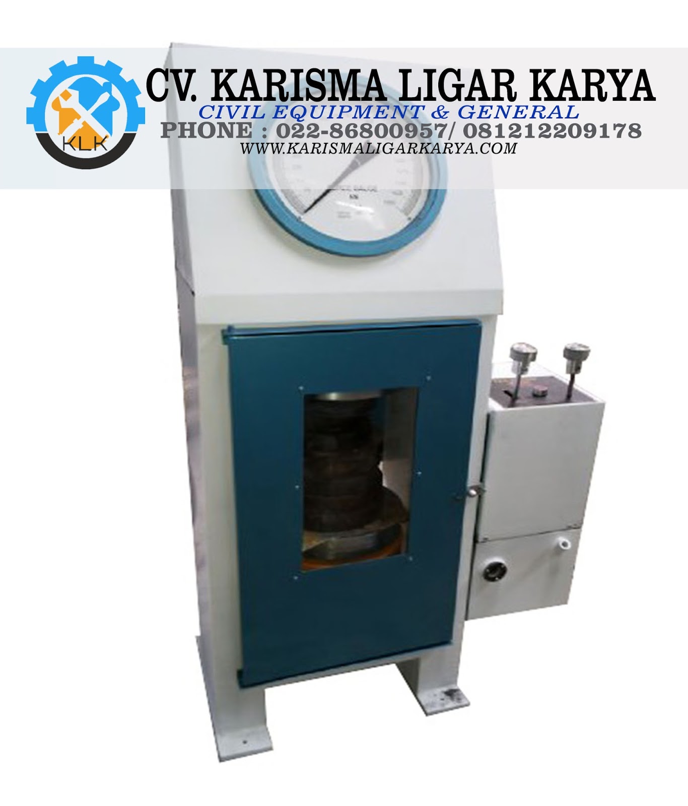 Jual Compression Machine 2000 kN (Alat Uji Tekan Beton)