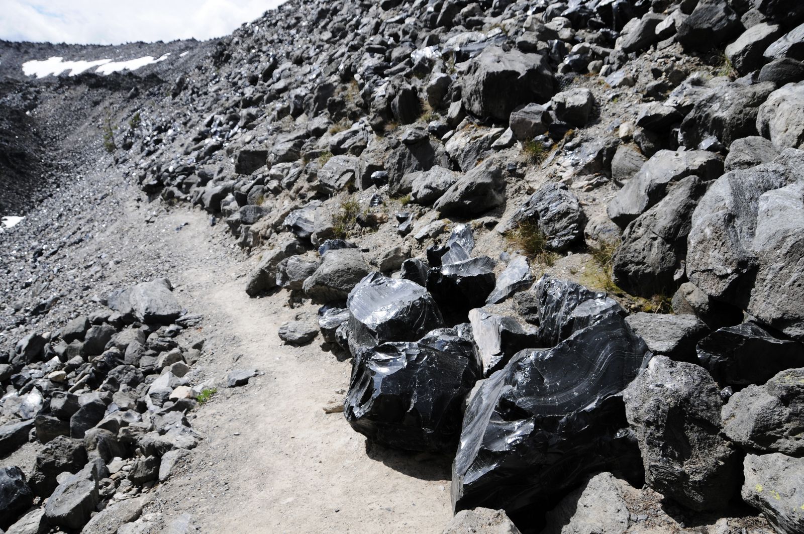 WE'RE ON THE ROAD AGAIN: July 17: Newberry Caldera Big Obsidian Flow