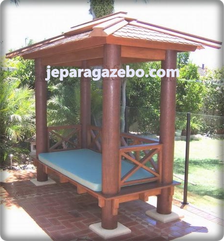 Harga Jual Model Gambar Desain Gazebo Taman Kayu: Model Gazebo Minimalis