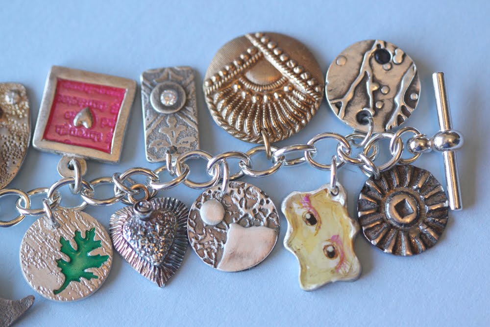 Metal Clay Artist Magazine: Etsy MetalClay's Charm Bracelet for the Red ...