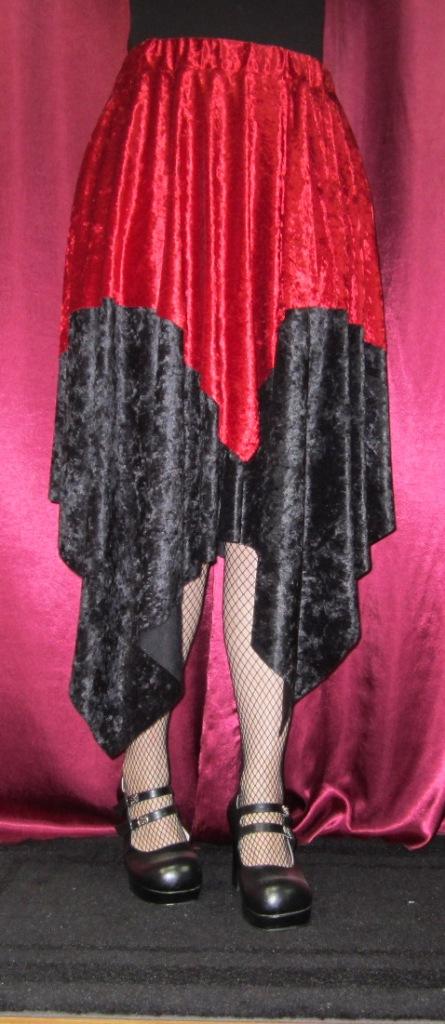 GIY: Goth It Yourself: Red & Black Day 2: DIY Pixie Skirt