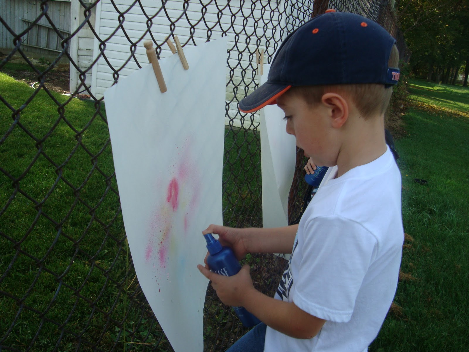 Joyful Learning in the Early Years: Spray Painting