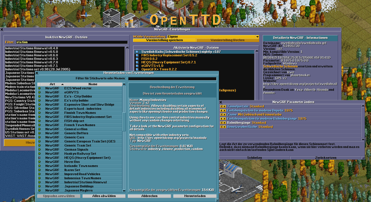 Indie Retro News: OpenTTD - Transport Tycoon Deluxe Open Source Remake