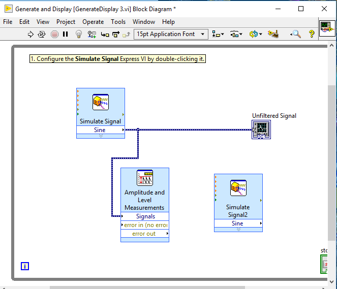 Flamingo Medical LabVIEW: CHAPTER 3 - Analyzing & Saving A Signal