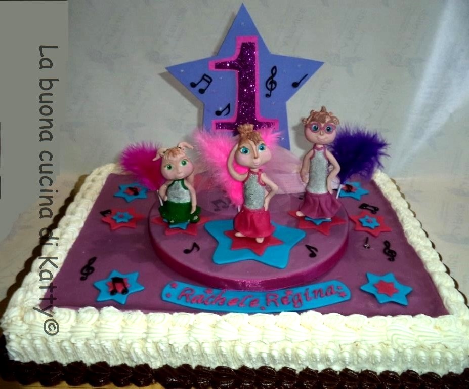 Katty's cakes - Le torte di Katty : The Chipettes Cake
