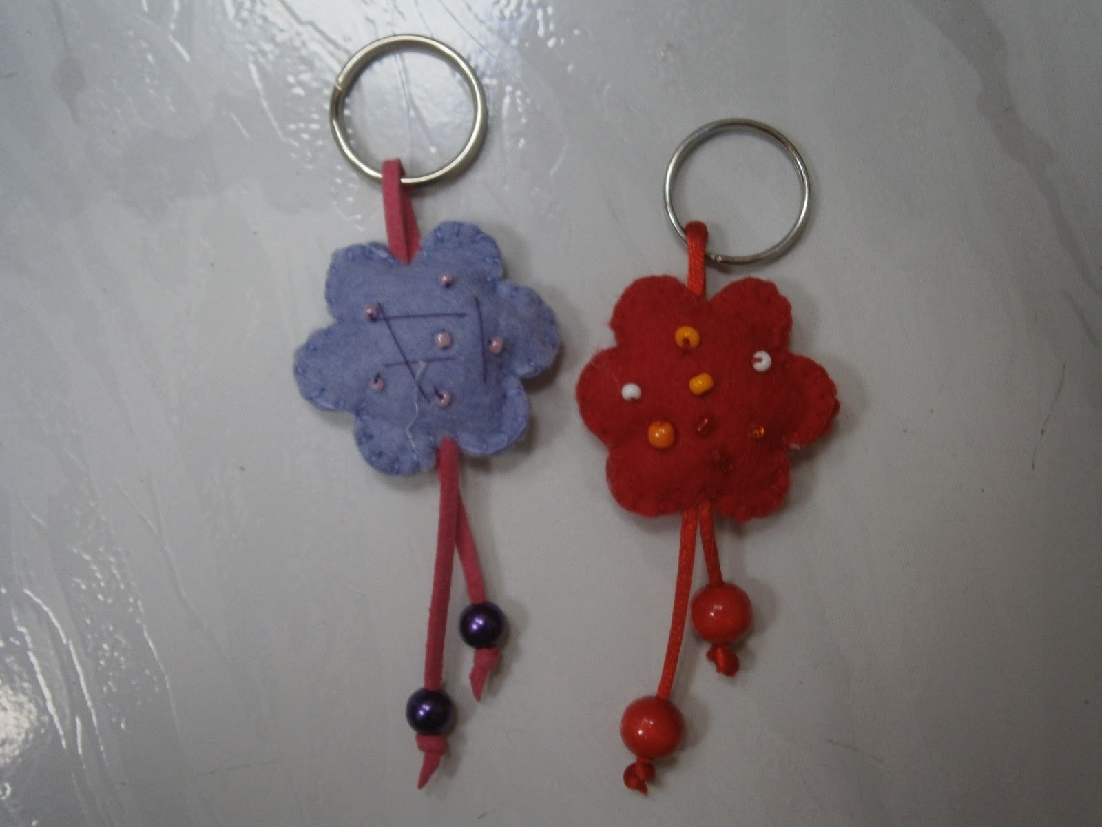 ComplementosMery: Llaveros de fieltro