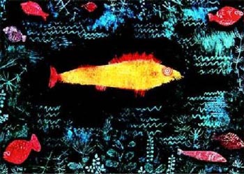 super happy art class: Paul Klee Golden Fish