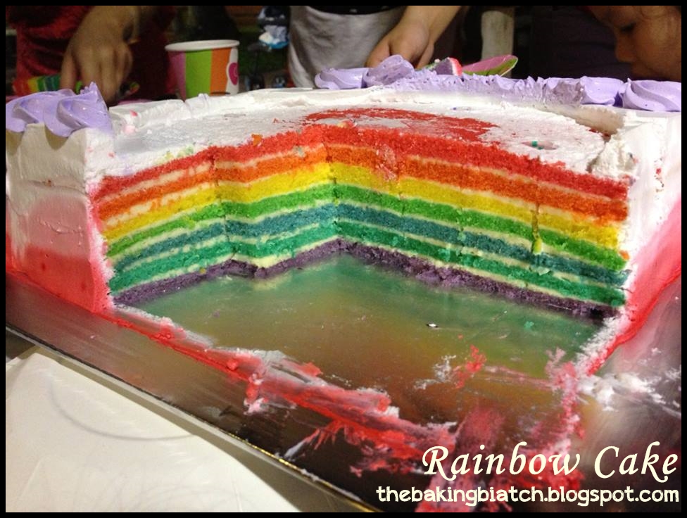 The Baking Biatch || by Cynthia Lim: Rainbow Cake II