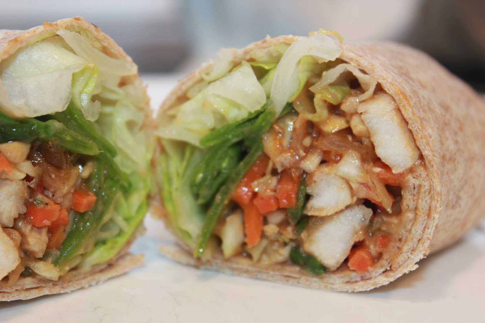 Sisters Luv 2 Cook: Thai Chicken Wraps