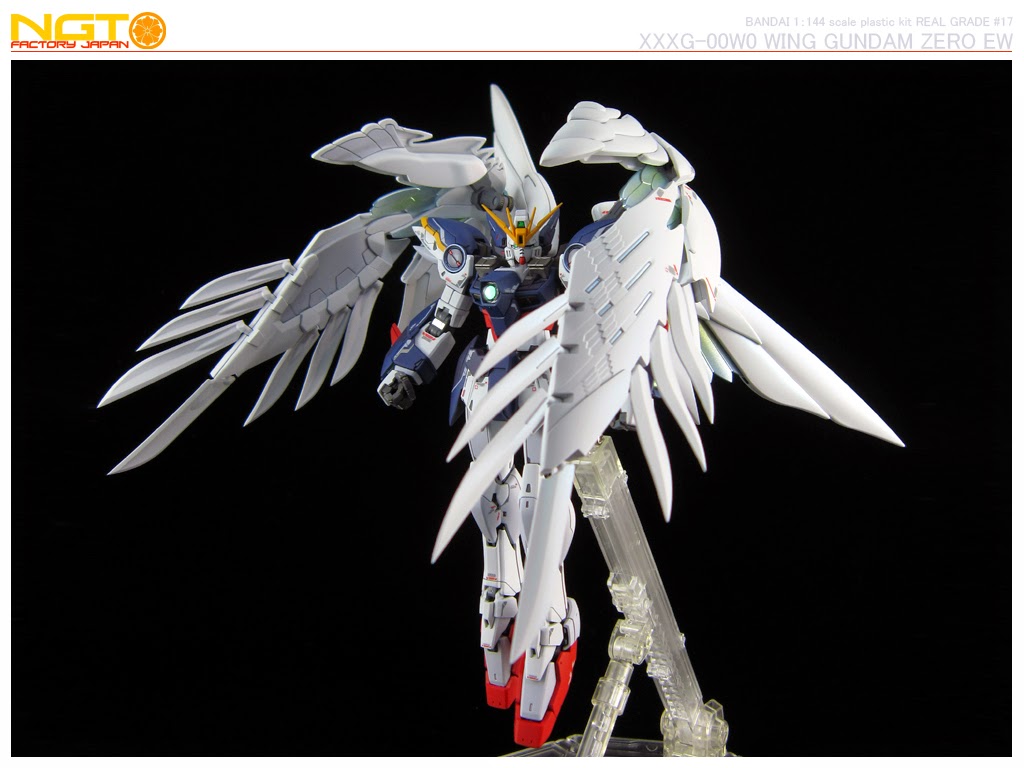 GUNDAM GUY: RG 1/144 Wing Gundam Zero Custom EW - Painted Build