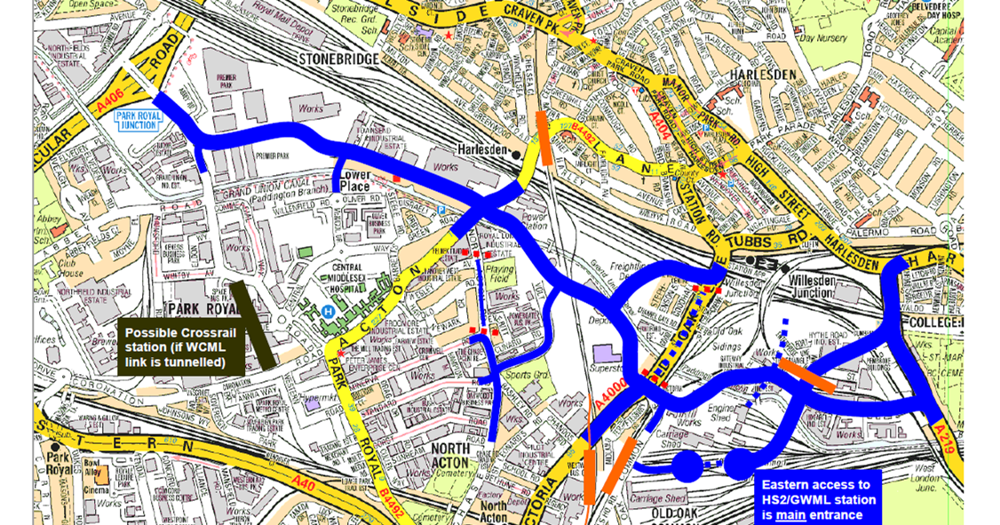 Harlesden town web site: The Harlesden Bypass: The latest version