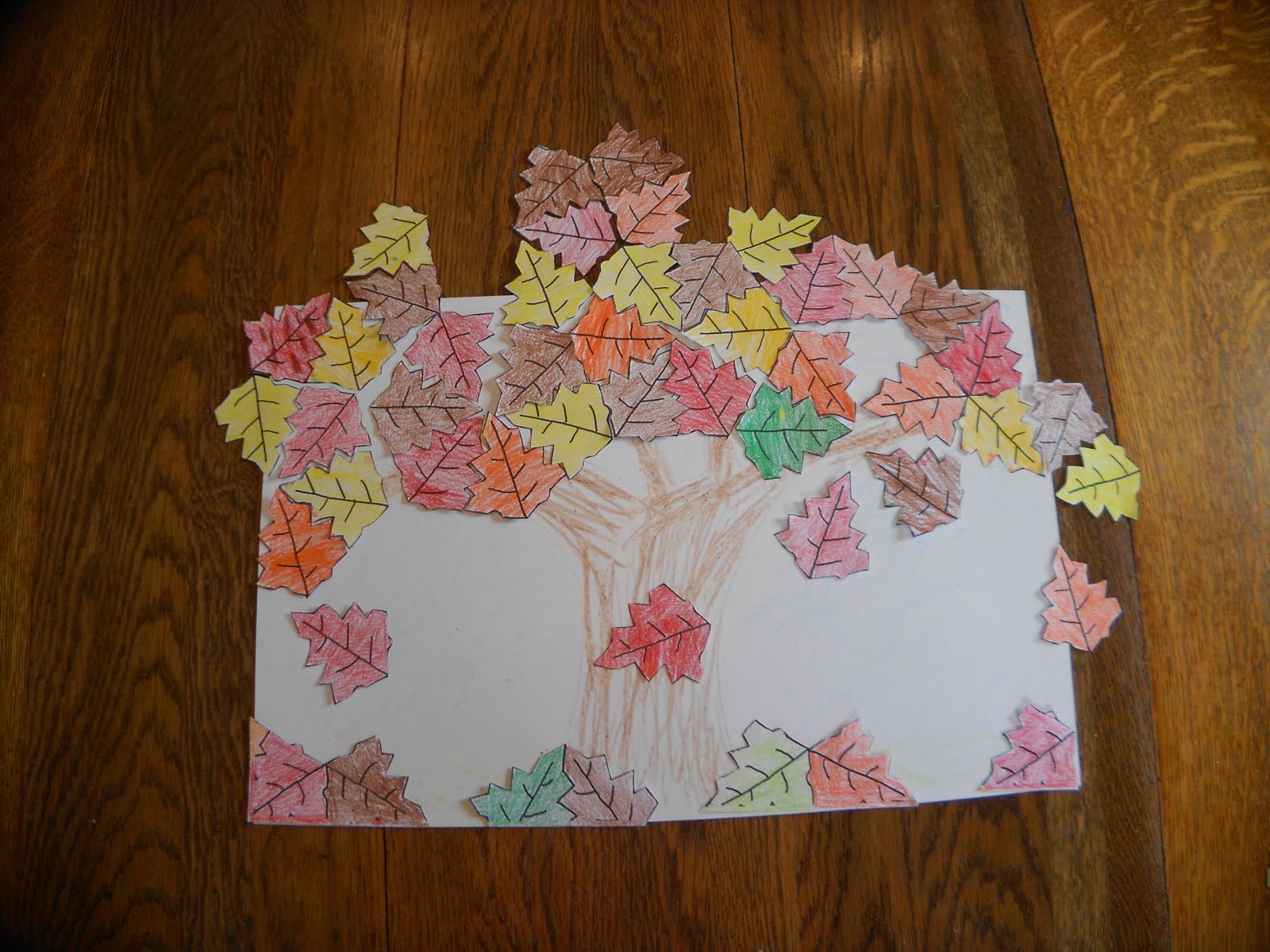 Almost Unschoolers: Fall Leaf Tessellation
