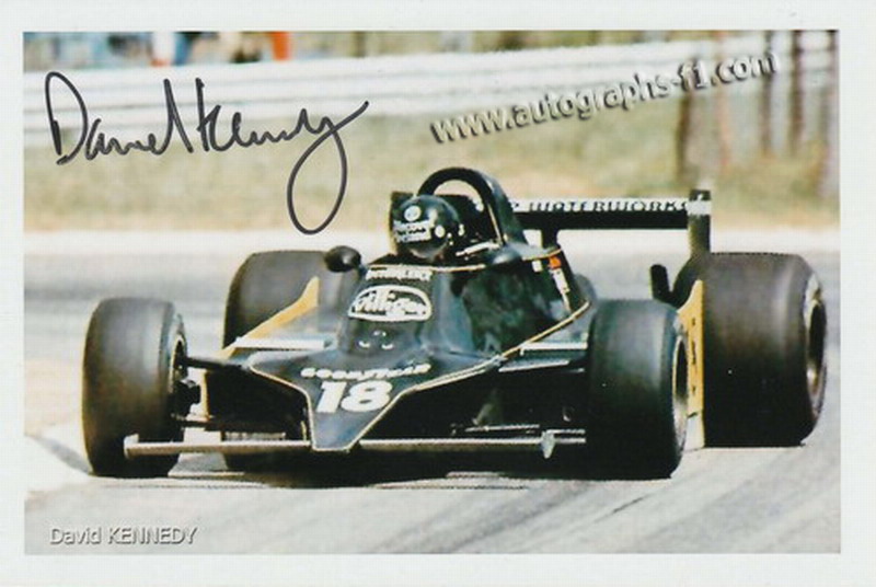 Autographs-F1: David KENNEDY