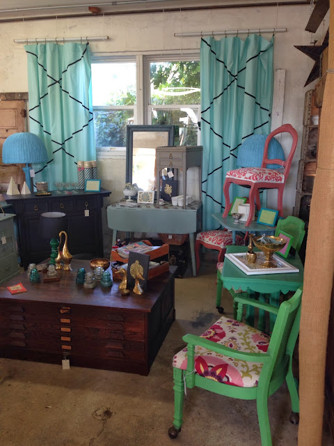 Trash Can Turned Side Table {31 Days: Day 11}