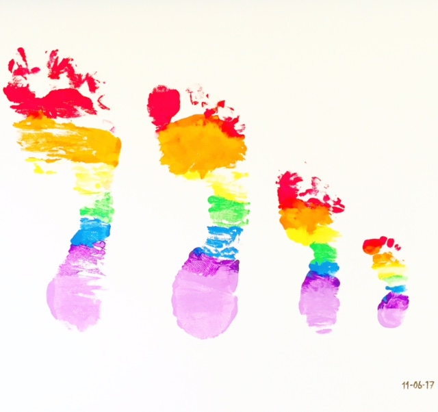 Rainbow Footprints