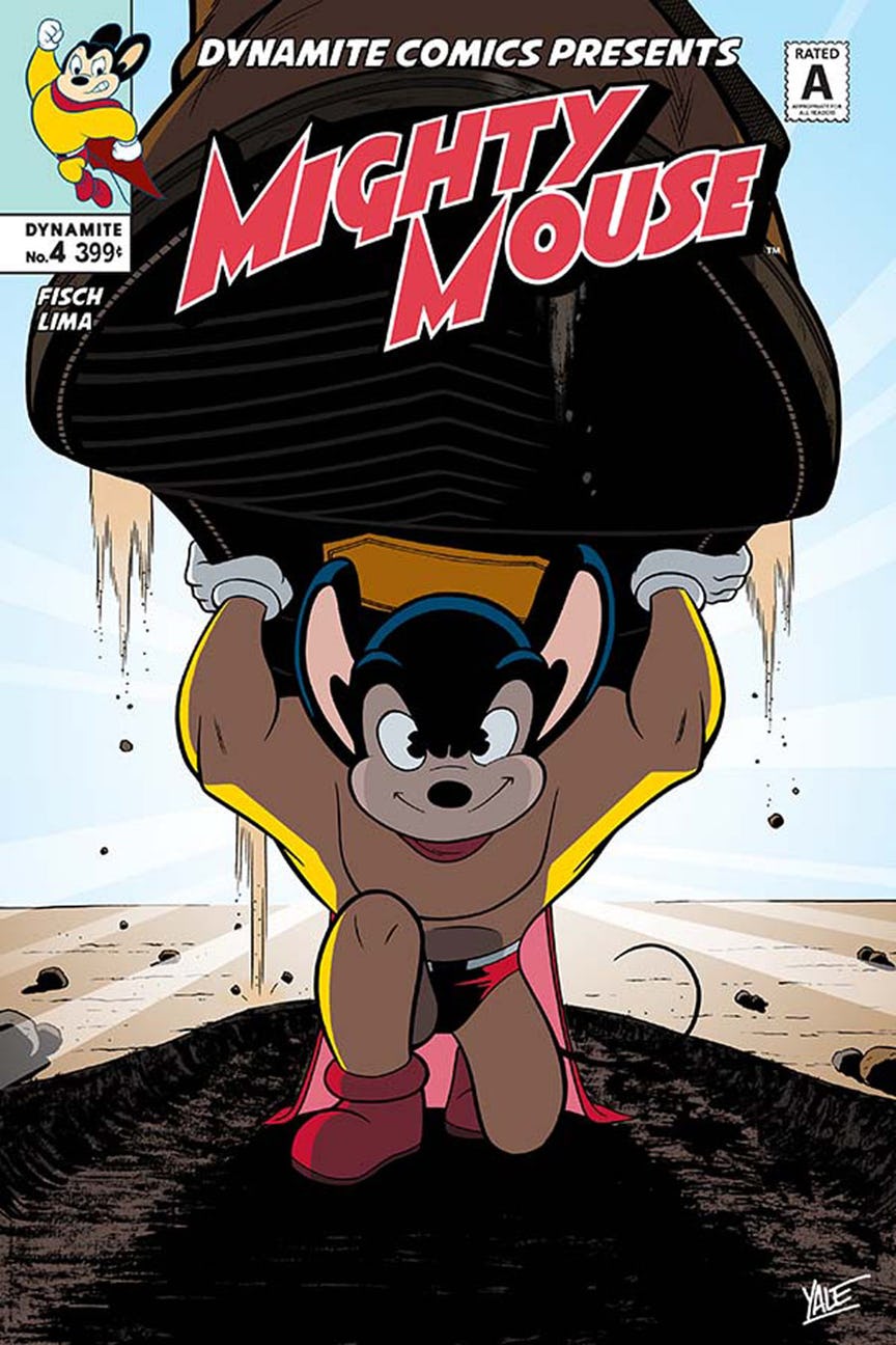 SUPERHÉROES DEL FUTURO PASADO: PREVIEW: MIGHTY MOUSE #4