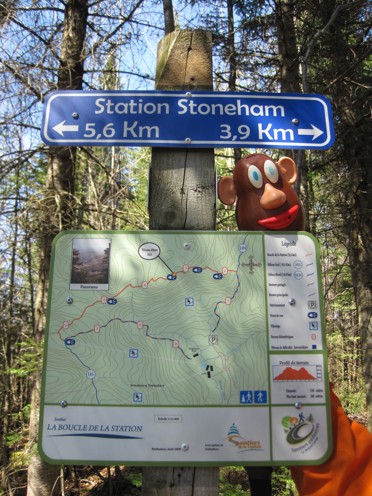 M Patate en rando: Sentier du Hibou Sud, Stoneham