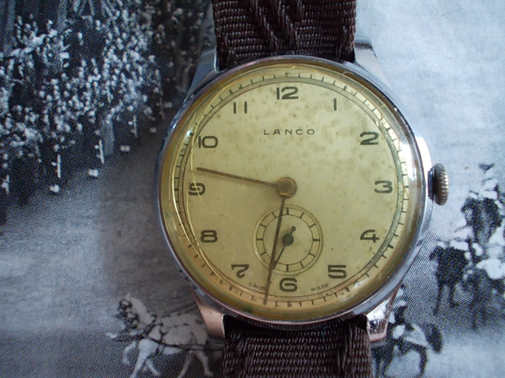 vintage watches: Preview: Lanco military