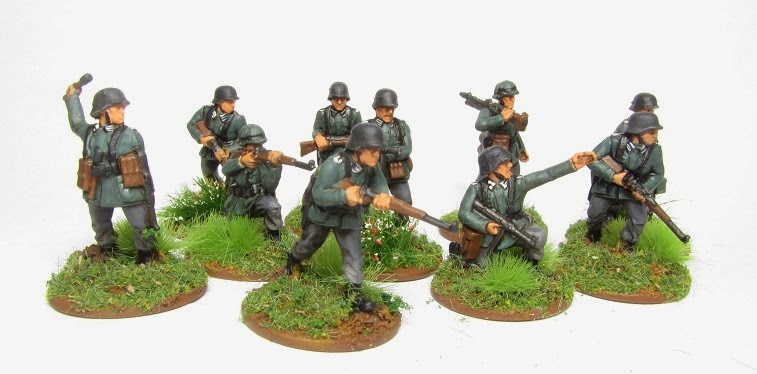 On Wargames and Such: A bunch of 1/72 WW2 Germans