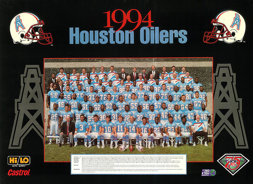 History of All Logos: All Houston Oilers Logos